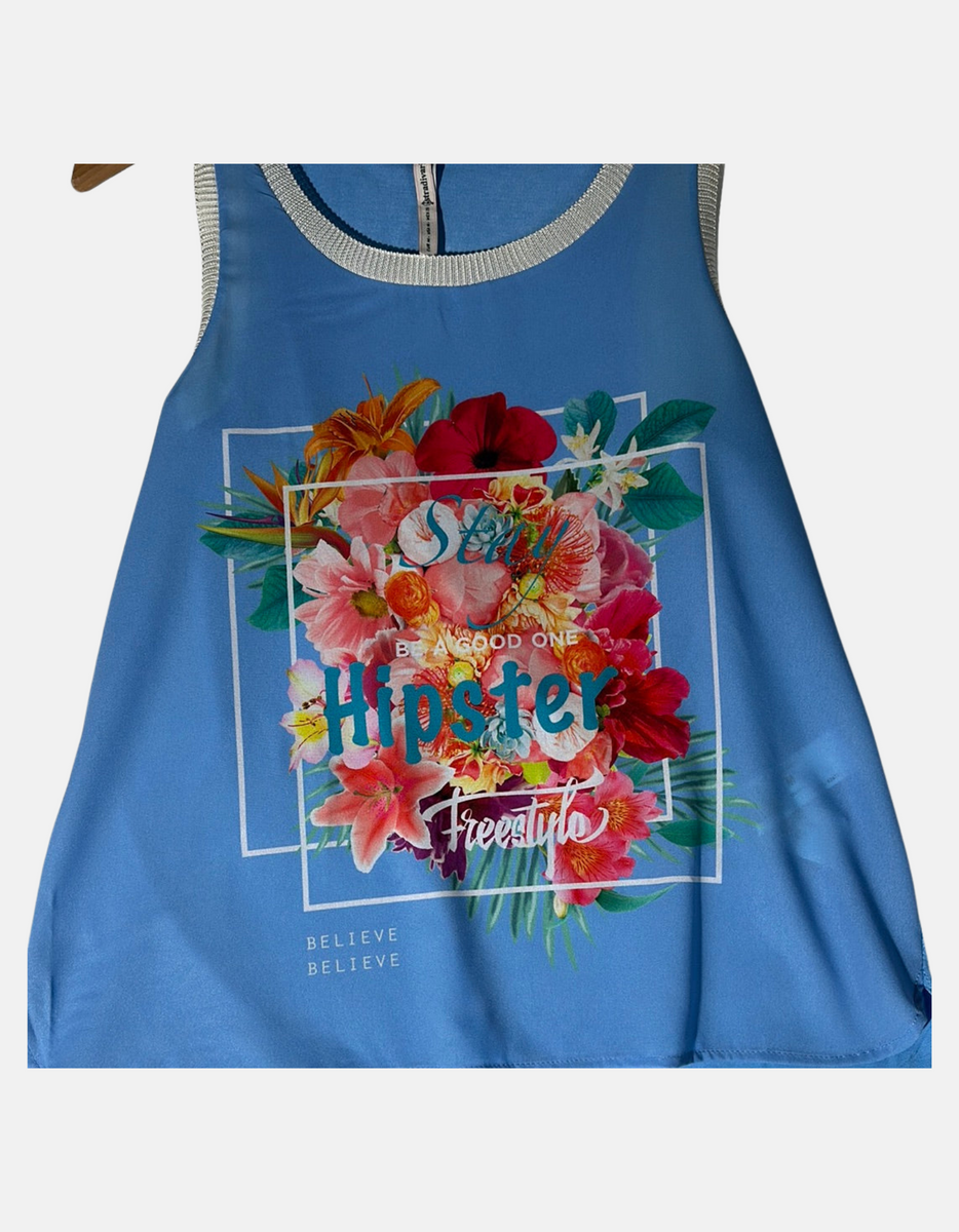 Floral Statement Tank Top – BIg B